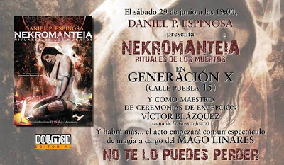 Presentación de Nekromanteia – Daniel P. Espinosa | David J. Skinner